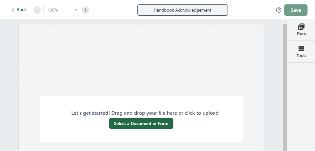 Create a layout (Authentisign)