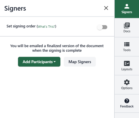 Add a participant to a signing (Authentisign for TransactionDesk)