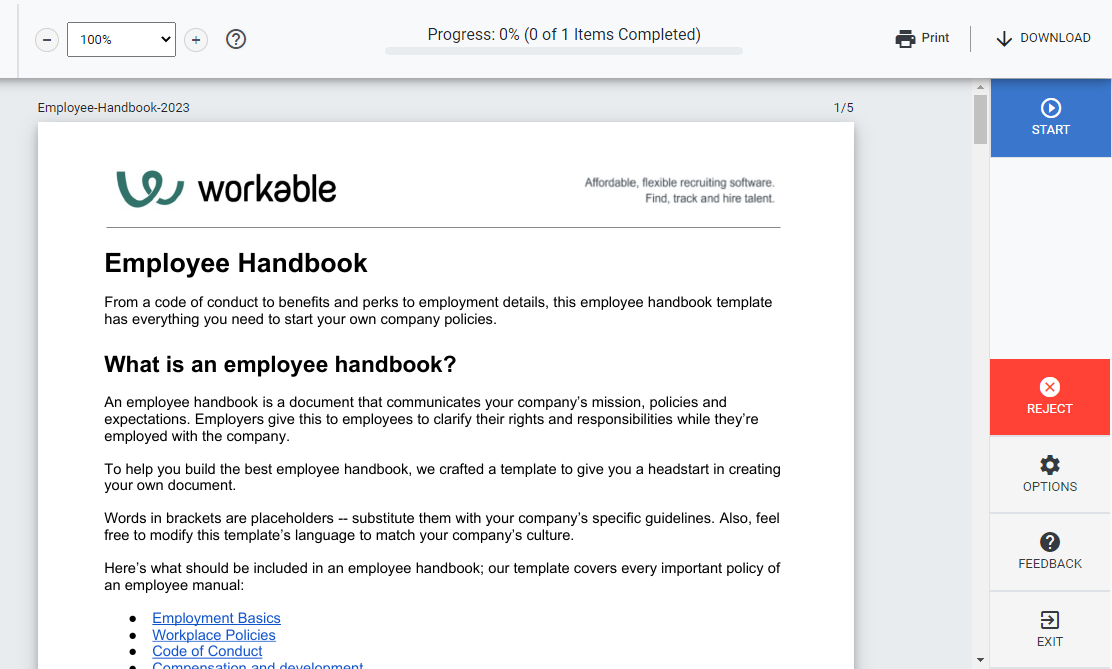 Complete a signing (Authentisign)