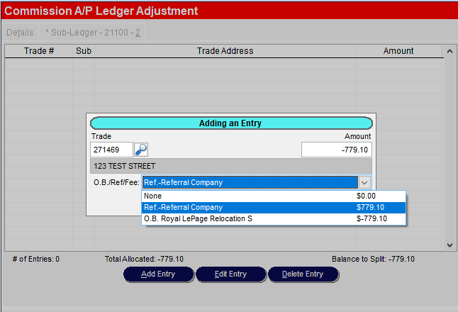 Resolve a mismatch in commission and commission accounts payable for a ...