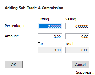 Process a transaction when an agent sells their own property (Back Office)