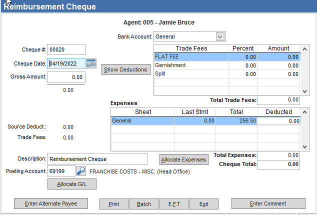 Process dividends in Back Office