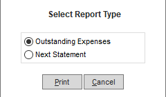 Post a one-time expense to a single agent (Back Office)
