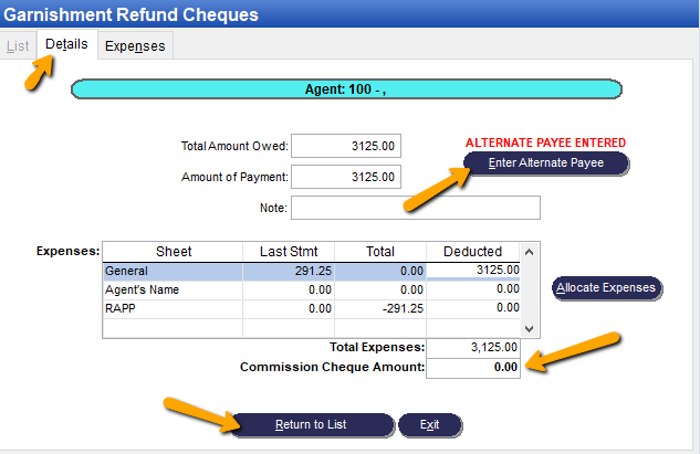 When a refundable fee is processed through accounts payable: Example ...