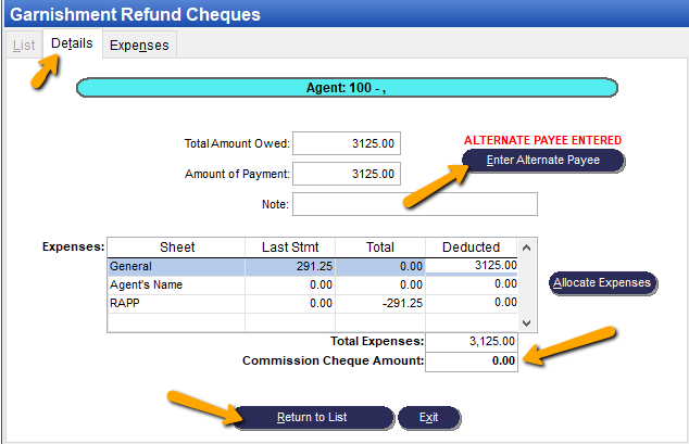 When a refundable fee is processed through accounts payable: Example ...