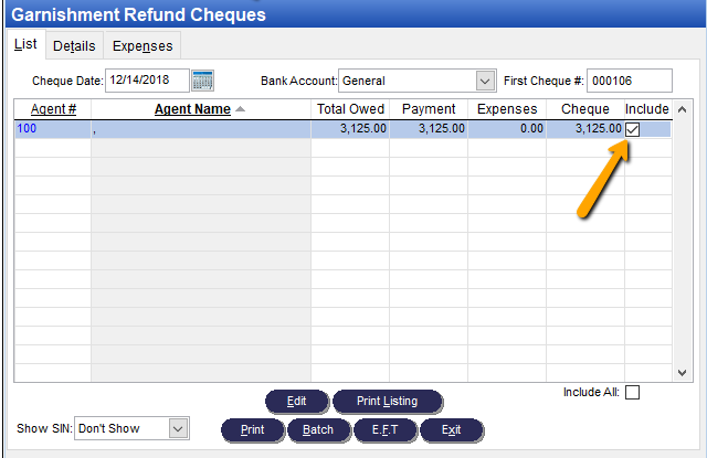 When a refundable fee is processed through accounts payable: Example ...