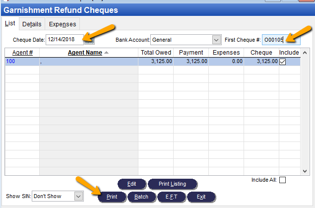 When a refundable fee is processed through accounts payable: Example ...