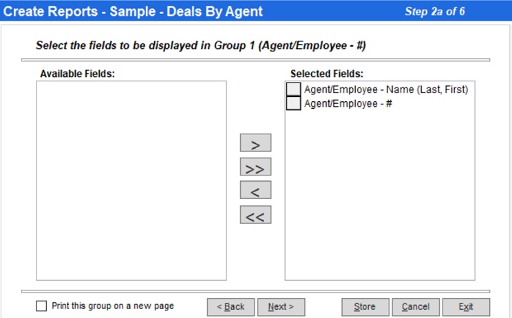 Create a custom report (Back Office)