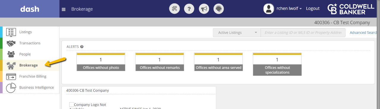 Add a new office to an existing dash integration (Back Office)
