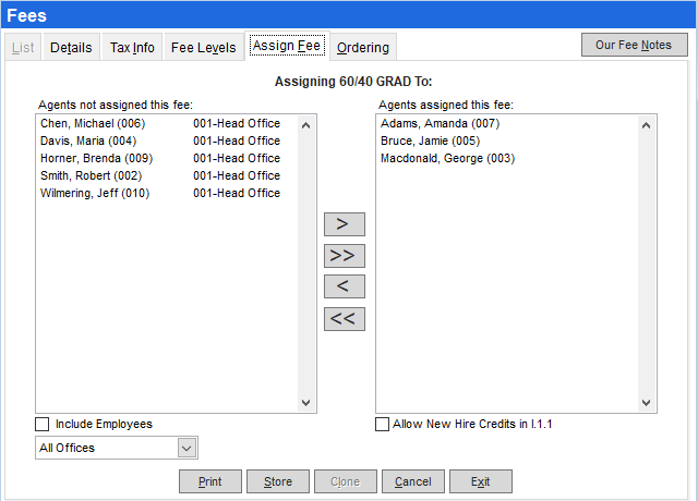 Process an agent prepayment of an expense or a fee (Back Office)