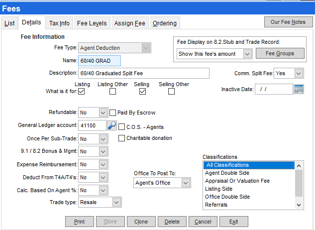Process an agent prepayment of an expense or a fee (Back Office)