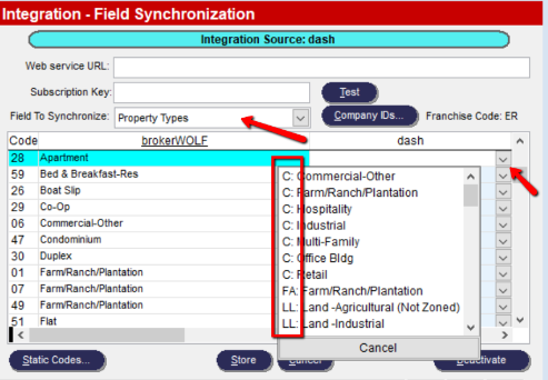 Correct dash property type mapping (Back Office)