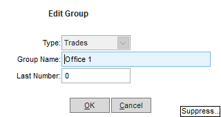 Track listing and transaction numbers by office (Back Office)
