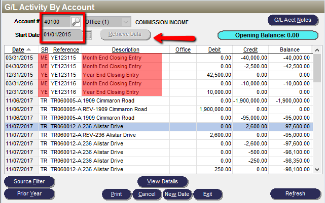 Determine if a year has been closed (Back Office)