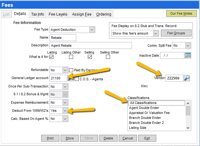 Process a rebate to a buyer or seller (Back Office)