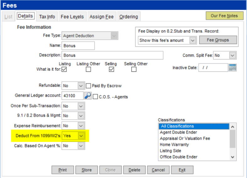 Process an agent bonus (Back Office)