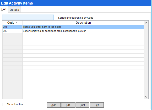 Set up file requirements for transactions (Back Office)