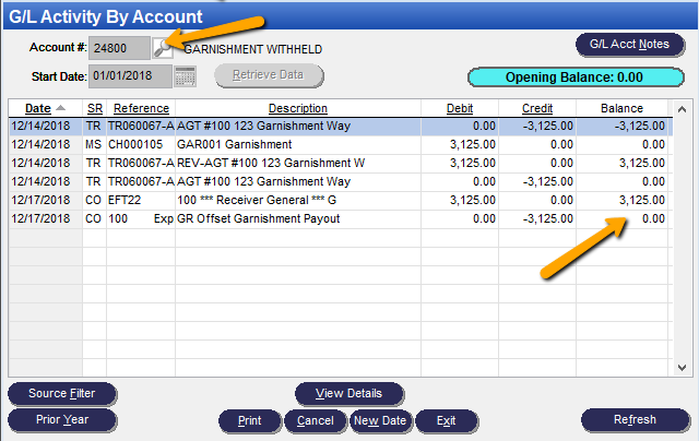 When a refundable fee is processed through accounts payable: Example ...