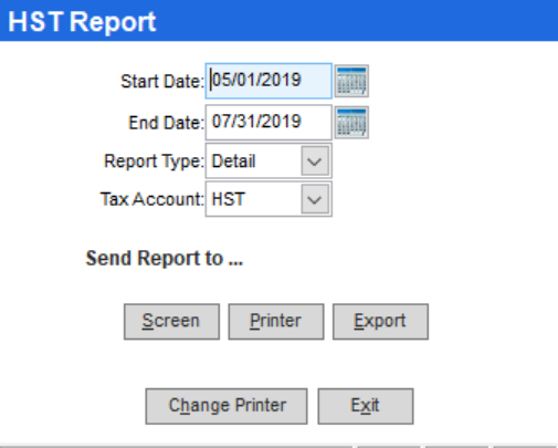 Generate a Tax report and post tax invoices (Back Office)