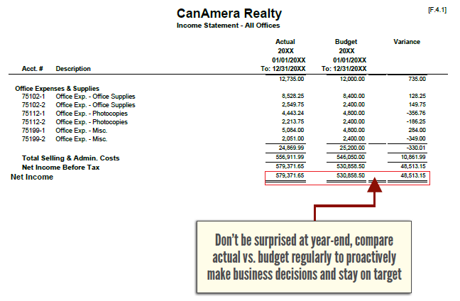 Generate a financial statement (Back Office)