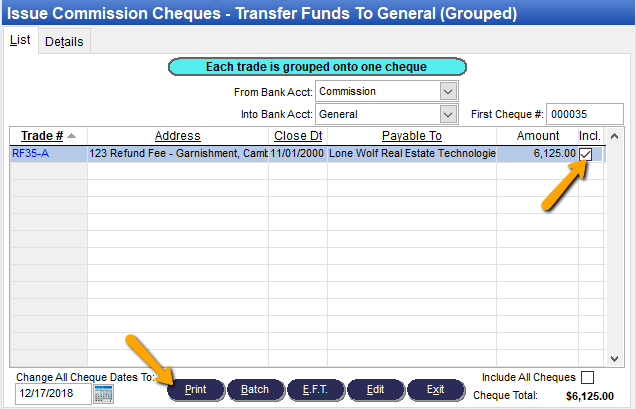 When a refundable fee is processed through accounts payable: Example ...