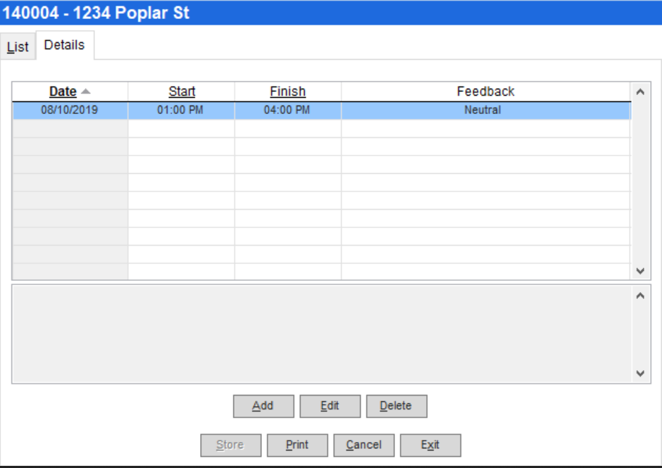 Manage open houses (Back Office)
