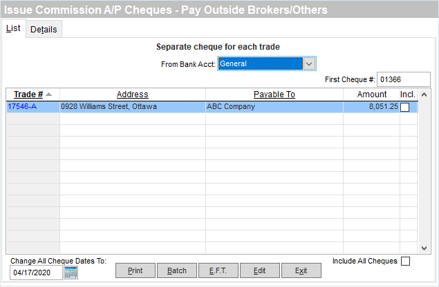 Pay out a transaction - Scenario 3: Trust or escrow and general ...