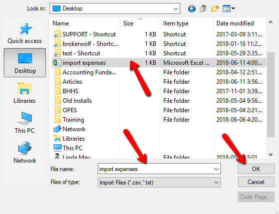 Import agent expenses into Back Office