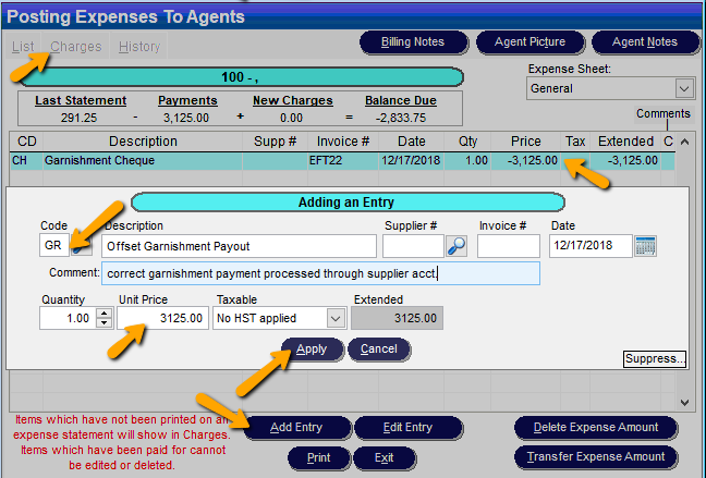 When a refundable fee is processed through accounts payable: Example ...