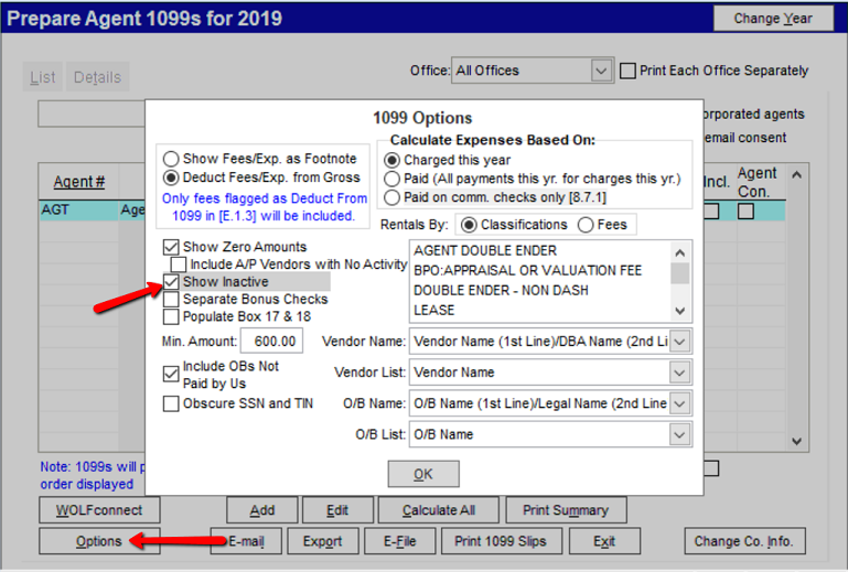 Reprint 1099s for a prior year [U.S.] (Back Office)