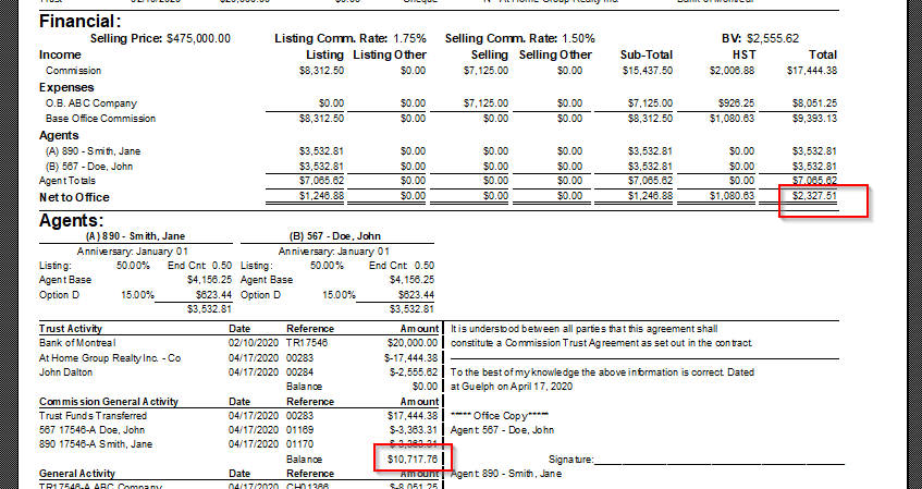 Pay out a transaction - Scenario 3: Trust or escrow and general ...