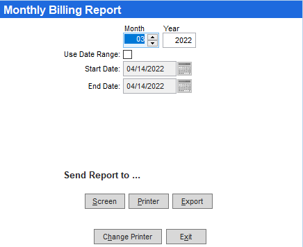 Generate a RE/MAX Monthly Billing report (Back Office)