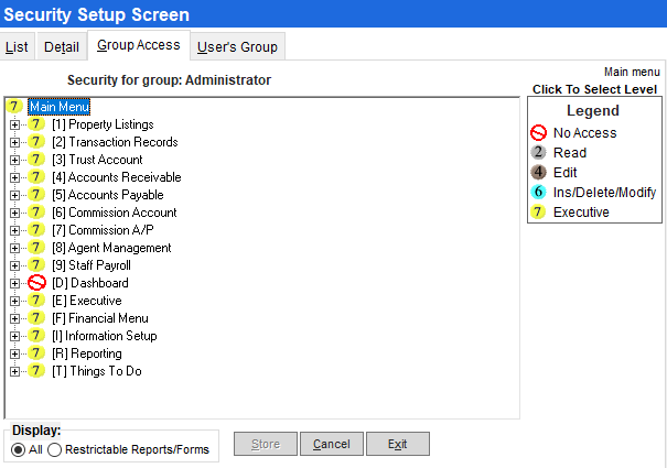 Add or edit a user group (Back Office)
