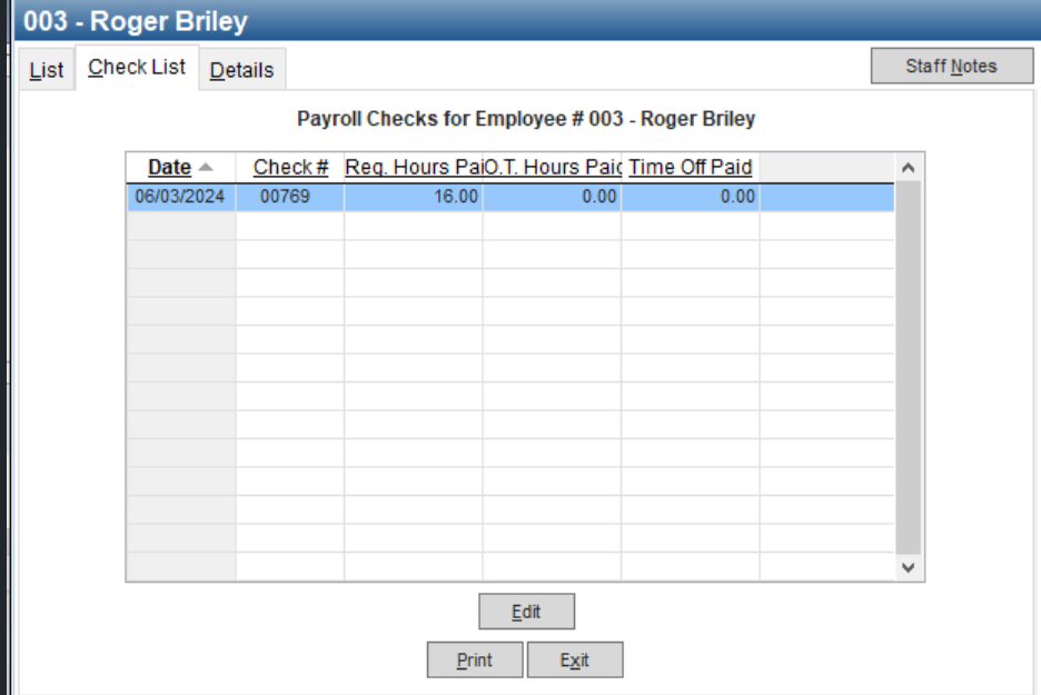 Adjust a time card or attendance card (Back Office)