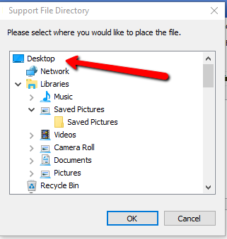 Submit a Support Request form (classic Back Office)