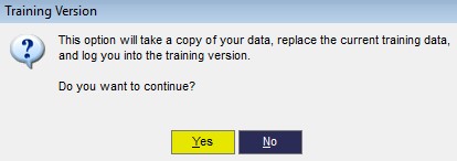 Log in to Back Office