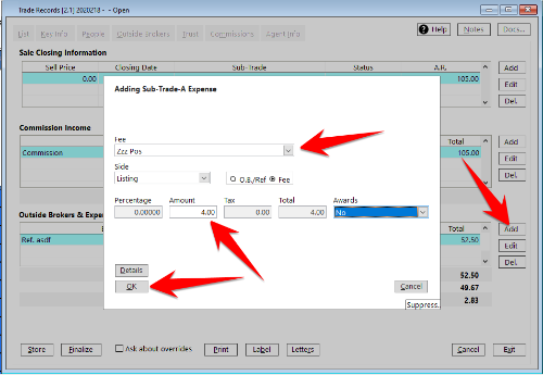 Pay an outside broker or referral commission at a different tax rate ...