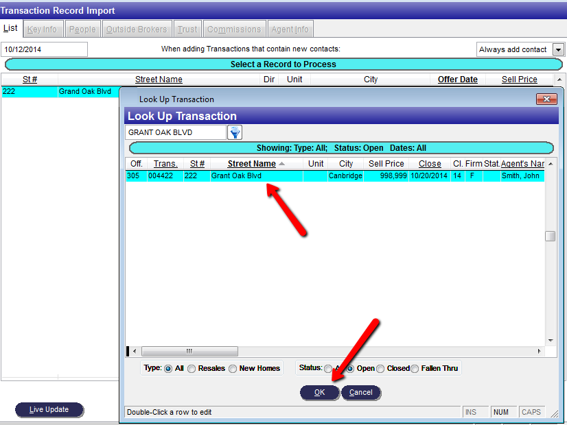 Integrate with a third-party transaction management partner (Back Office)