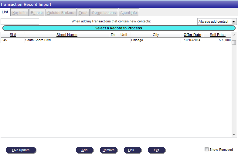 Integrate with a third-party transaction management partner (Back Office)