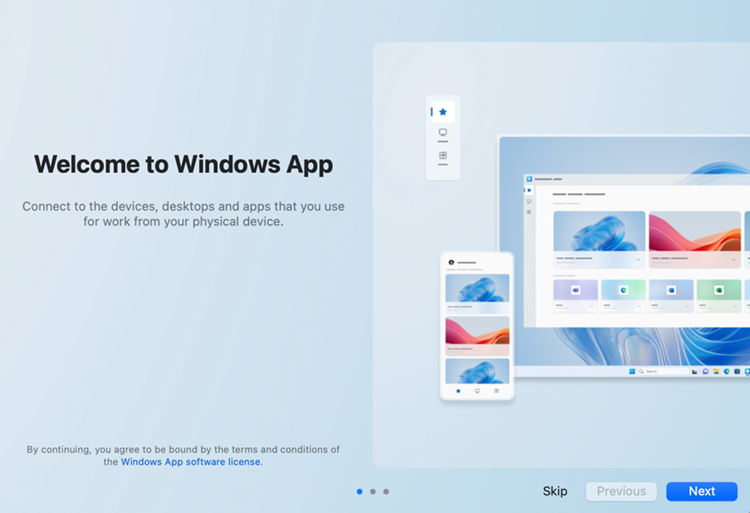 Install Windows App on a Mac (Back Office)