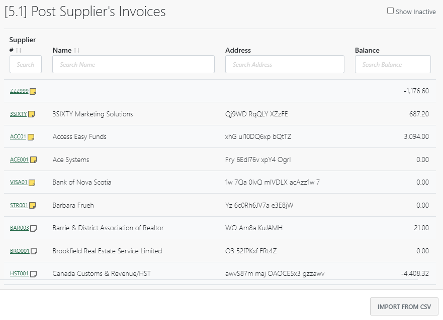 Allocate HST or GST on an invoice (new Back Office)