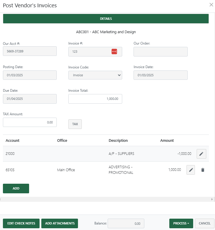 Change the reversal date of an invoice (new Back Office)