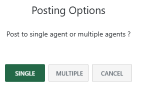 Split an invoice between agents (new Back Office)