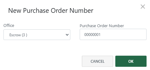 Work with purchase orders (new Back Office)