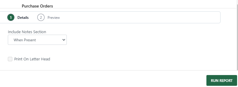 Work with purchase orders (new Back Office)