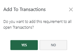 Set up file requirements for transactions (new Back Office)