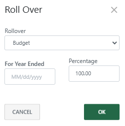 Prepare a budget based on transactions projected to close (new Back Office)
