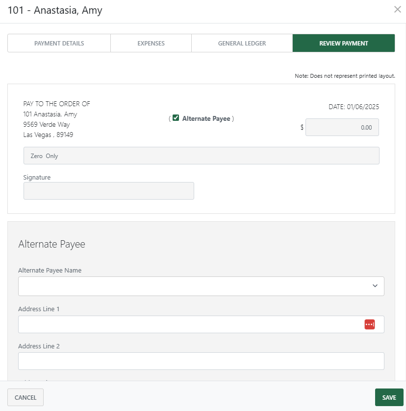 Issue a non-commission payment to an agent (new Back Office)