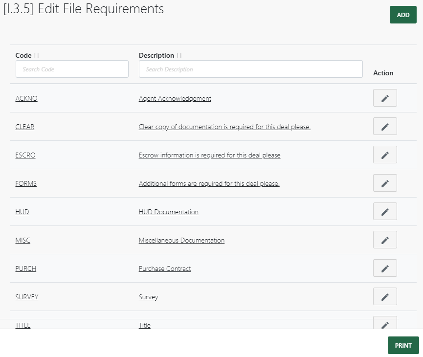 Set up file requirements for transactions (new Back Office)