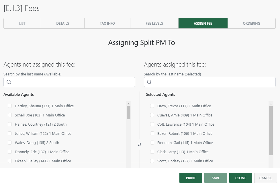 Set up a transaction fee (new Back Office)